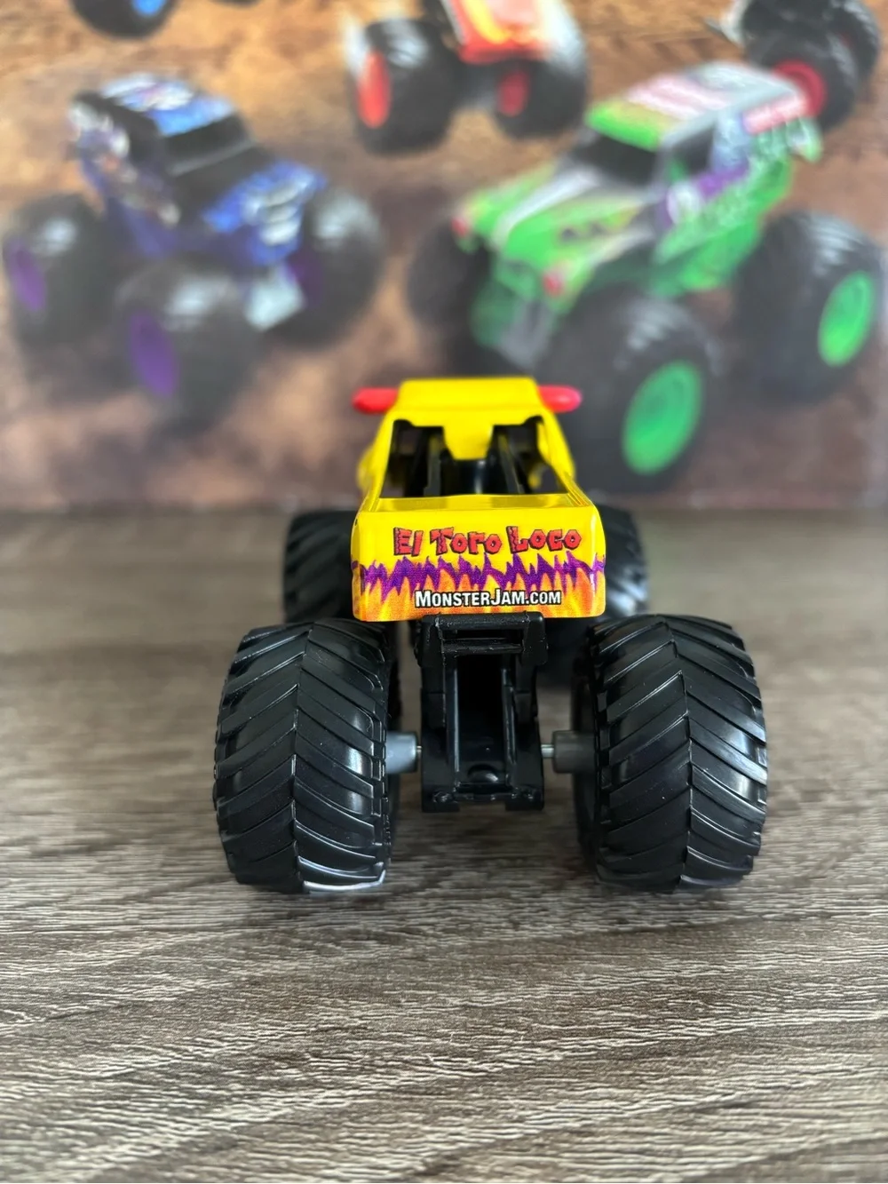Monster Jam | Toys | Monster Jam Yellow El Toro Loco Truck 64 Scale ...
